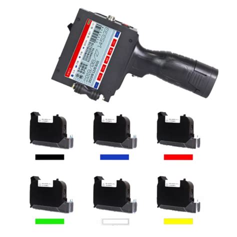 600dpi Handheld Inkjet Printer Logo Date Qr Barcode Batch Coding Machine 43inch £37612