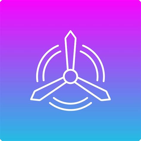 Premium Vector Windmill Icon