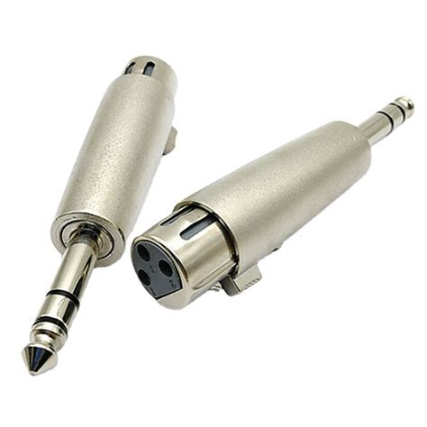 Quality Trs Jack To Xlr Adapter Male To Female Utechn Connectors
