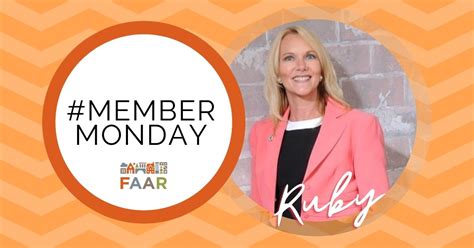 Member Monday Meet Realtor® Ruby Brabo Fredericksburg Area Association Of Realtors Faar