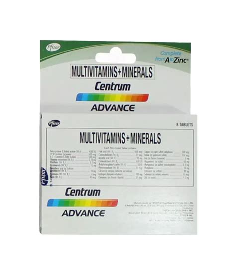 Centrum Advance Tablet 8pcs Rose Pharmacy Offered Medicine Delivery