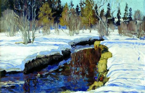 Картины о зиме русских художников с названиями