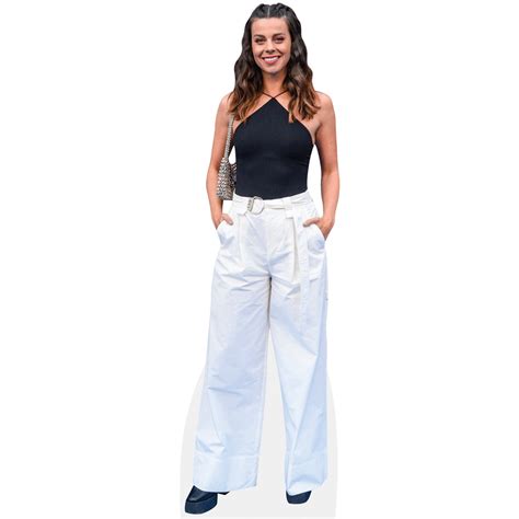 Clara Alvarado White Trousers Cardboard Cutout Celebrity Cutouts