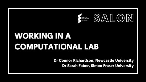 Working In A Computational Lab Youtube