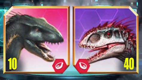 Jurassic World The Game Indominus Rex Vs Indoraptor