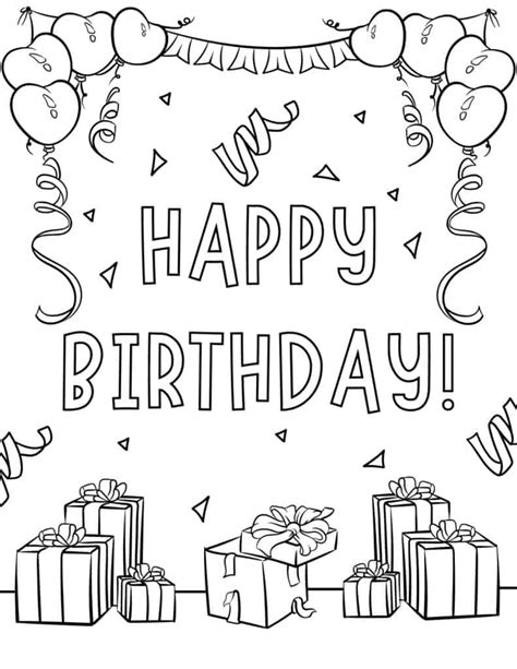 Happy Birthday To Color