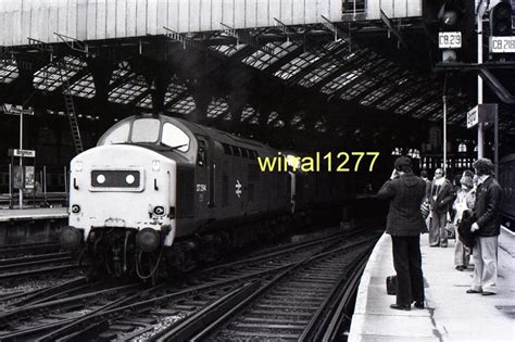 Original Railway Photographic Negative Class 37 37294234 At Brighton £