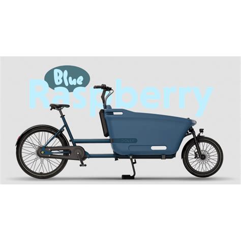 Dolly Joy Electric Cargo Bike Bosch Performance Line Blue Raspberry