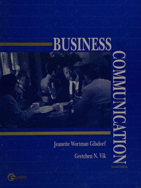 Business Communication 2nd Edition Pdf Communication Job Interview