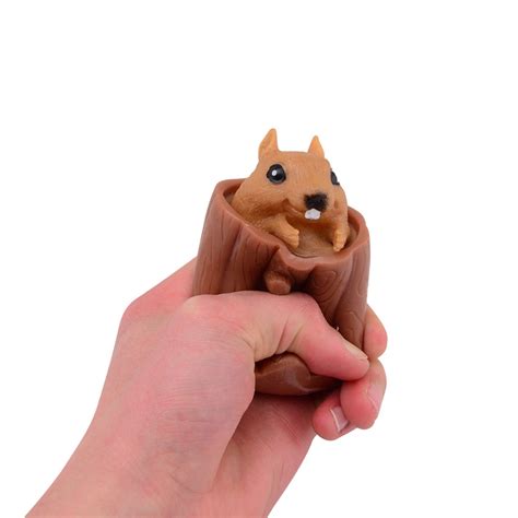 Funny Squirrel Shape Stress Relief Sensory Squishy Soft Stretchable Nyrwana