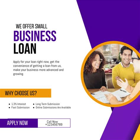 Copy Of Business Loan Postermywall