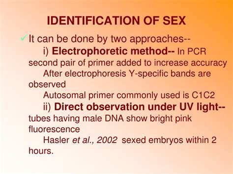 Ppt Embryo Sexing In Farm Animals Powerpoint Presentation Free