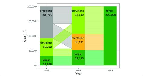 Schematic Representation Of The Area Accounted For By Each Vegetation Download Scientific