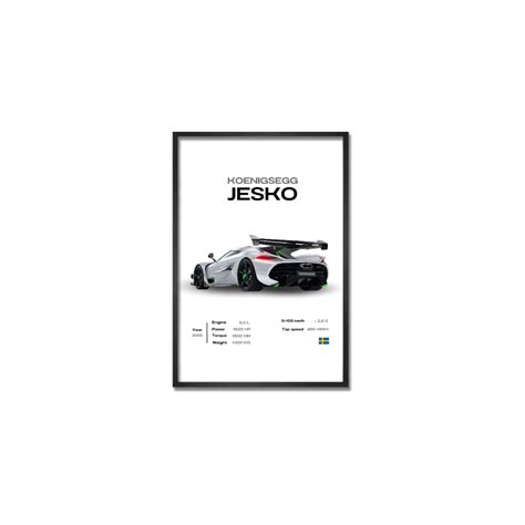 Koenigsegg Jesko 27printed