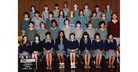 School Photo 1980s Papakura Intermediate School Auckland Mad On New Zealand