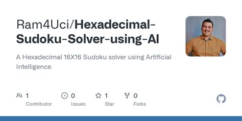 github ram4uci hexadecimal sudoku solver using ai a hexadecimal