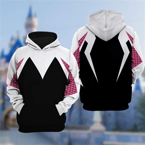 Spider Halloween Costume Hoodie Gwen Stacy Cosplay Costume Sweatshirt