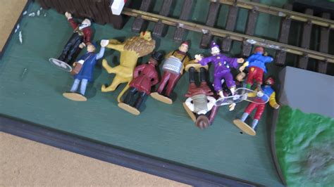 Railroad Station In Plexiglass W Transformer Station House Rail