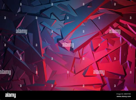 3d Seamless Pattern Asymmetric And Geometric Shaped Abstract Background Colorful Gradients