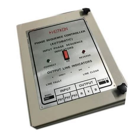 Photron Psc Automatic Phase Sequence Controller Current 2a 400 V At ₹ 6000 Piece In New Delhi