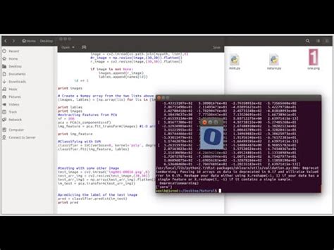 Image Text Recognition From Natural Scene In Python Using Sci Kit Learn SVM And Opencv PART