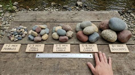 River Rock Sizes Chart And Guide For Landscaping Projects