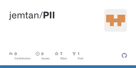 Github Jemtan Pii