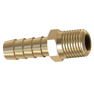Male Hose Barb 38 X 12 Push Lok Progressive Components