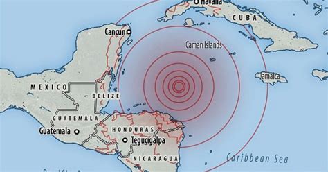 Massive 7 6 Magnitude Earthquake Strikes Caribbean
