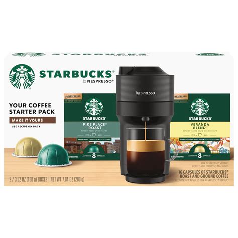 Starbucks By Nespresso Vertuo Line Pods Light And Medium Roast Coffee