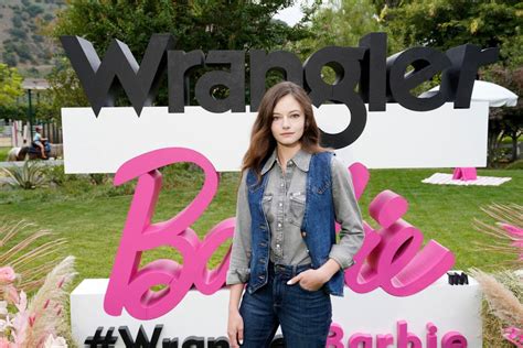 Mackenzie Foy At Wrangler X Barbie Collaboration Launch Event In Los