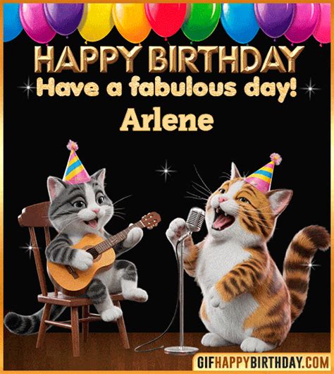 🎉 Happy Birthday Arlene  🎂 Funny And Personalized Animated Wishes