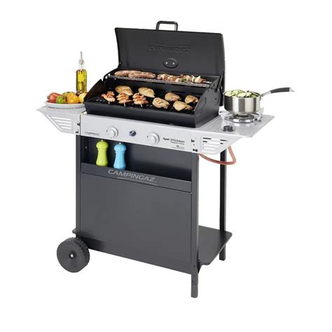 Barbecue Campingaz A Gas Pietra Lavica Con Fornello Campingaz Xpert 200