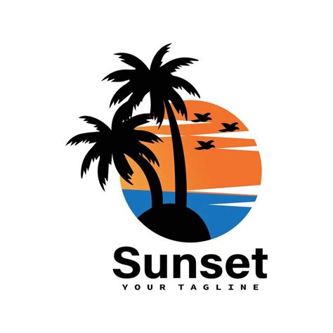 Premium Vector Sunset Logo Icon Vector Template