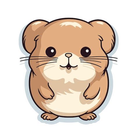 Vole Vector Cute Premium Ai Generated Vector