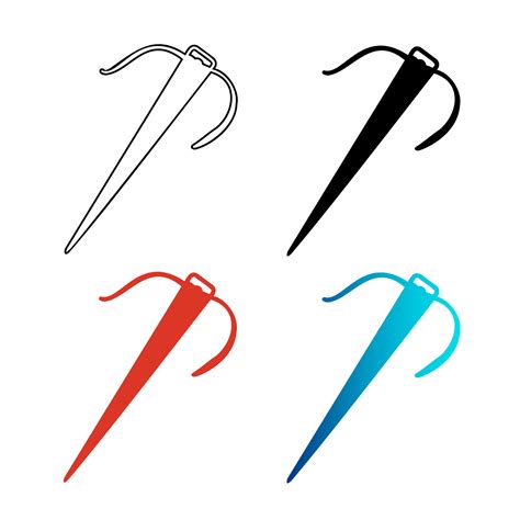 Abstract Sewing Needle Silhouette Illustration 25840565 Vector Art At Vecteezy