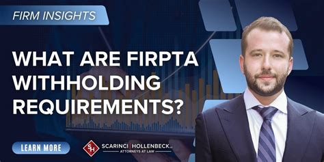 What Are Firpta Withholding Requirements