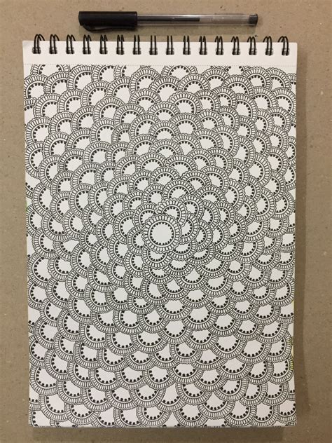 Relaxing Doodle Pattern By Eahaartspire Artnecdotes Eaha Artspire