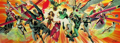 Justice League Retro By Alex Ross By Batmanmoumen On Deviantart