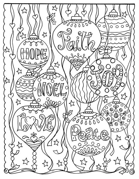 Christians Christmas Coloring Pages