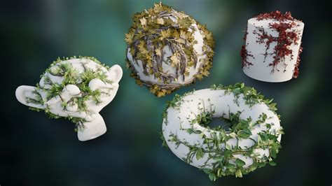 Introducing A New Blender Course Blender Geometry Nodes Workshop Jungle Vines