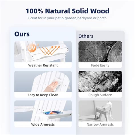 Mondawe 2pcs Adirondack Chair Set Of 2 Wine Red Hdpe Frame Stationary Adirondack Chair With Slat