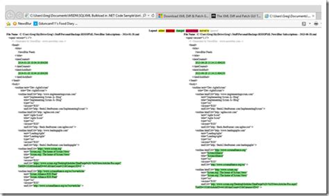 Blast From The Past The Xml Diff And Patch Gui Tool
