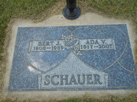 Bert J Schauer 1908 1989 Find A Grave Memorial
