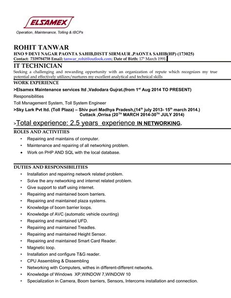 Resume Of Rohit Tanwar Doc