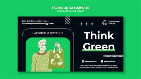 Free Psd Flat Design Recycle Template