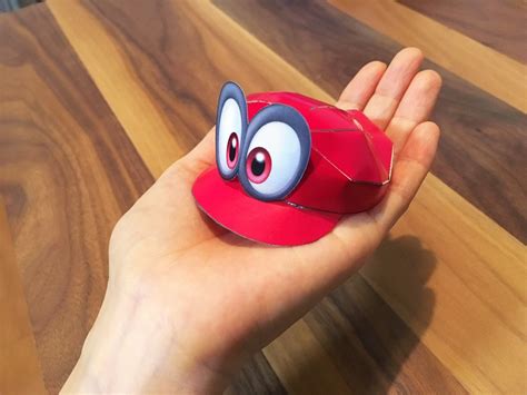 Make Your Own Cappy With This Super Mario Odyssey Papercraft Siliconera