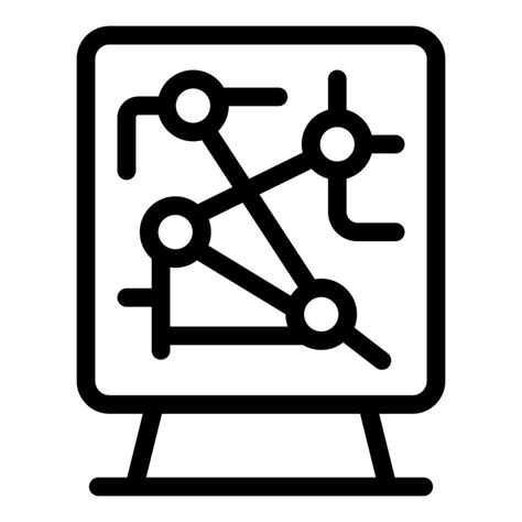 Electronic Scheme On Stand Showing Microchip Structure With Transistors