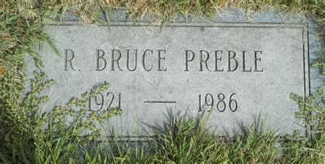 Robert Bruce Preble 1921 1986 Find A Grave Memorial