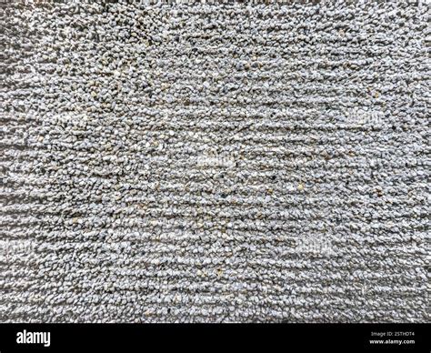 Facade Wall With Horizontal Striped Rough Surface Ribbed Texture For